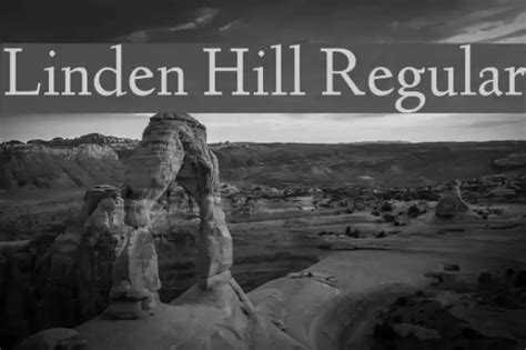 Linden Hill Regular Font Free Download Ttf Otf