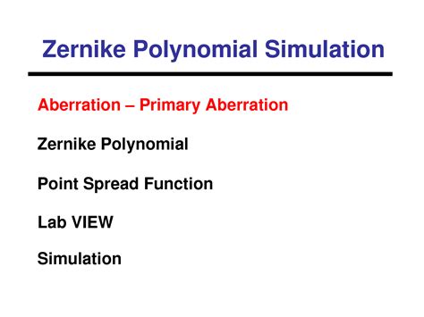 Solution Zernike Polynomials Studypool