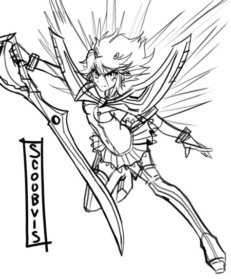 Made Fanart Of Ryuko After Rewatching Kill La Kill Rdigitalart