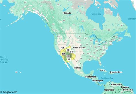 Echostar 10 At 110 0°w Lyngsat Maps