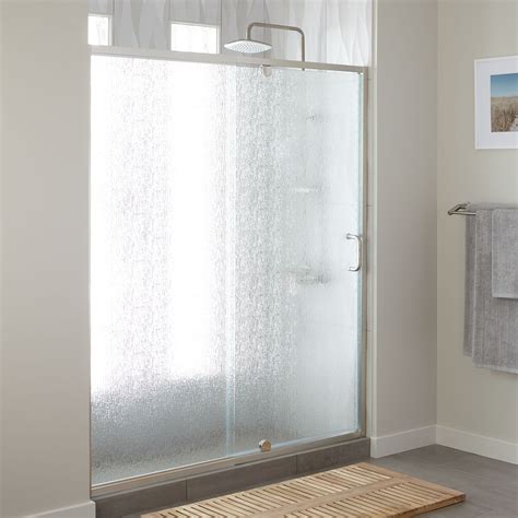 Rain Glass Front Door