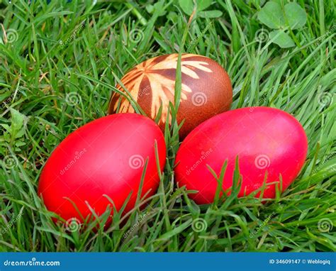 Easter Dekoration With Colorful Egs Stock Image Image Of Food Christianity 34609147