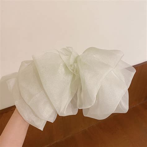 Бант для волос на заколке заколка шпилька Honey Fashion Accessories светло бежевый 12 29 от