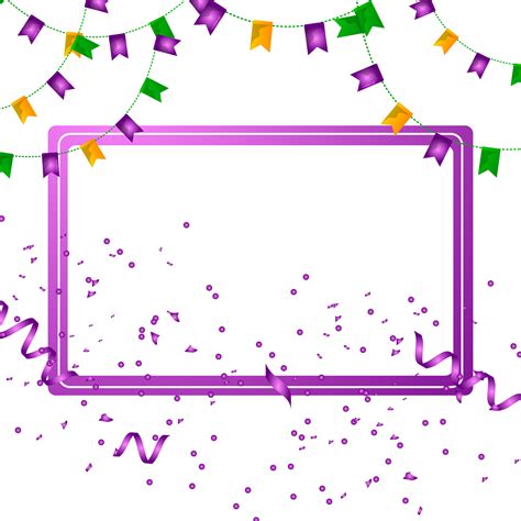 Festive Bithday Frame 35680548 Png