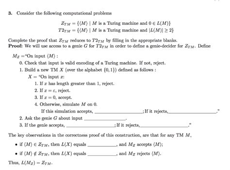 3 Consider The Following Computational Problems Ym