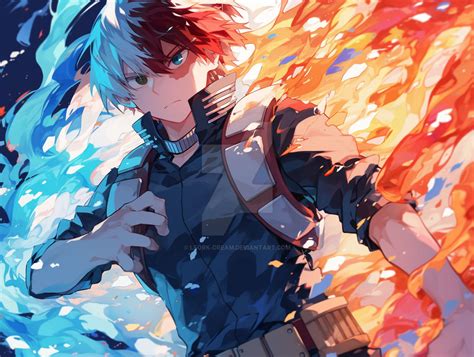 Shoto Todoroki By Leork Dream On Deviantart