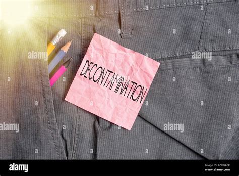 Text Sign Showing Decontamination Business Photo Text Neutralizing