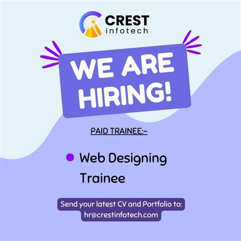 Opportunities Webdesign Training Internship Batch2023 Intern2024 Batch2024
