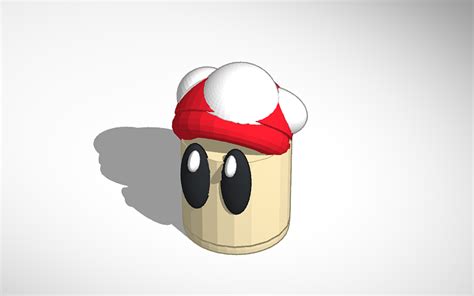 3d Design Toad Of Mario Bros Toad De Mario Bros Tinkercad