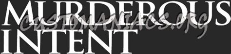Murderous Intent Dvd Covers And Labels By Customaniacs Id 24808 Free Download Highres