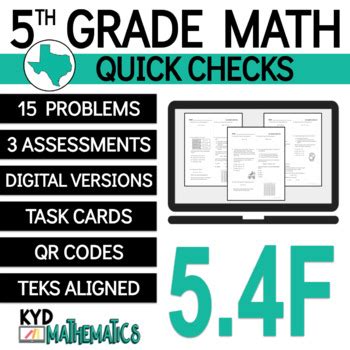 TEKS F Th Grade Math Simplify Numerical Expressions Digital Print