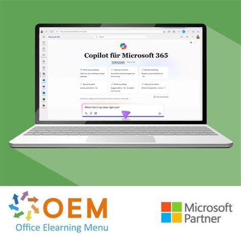 Copilot für Microsoft 365 E-Learning Ausbildung Kurs - OEM