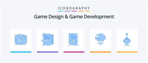 Game Design And Game Development Blue 5 Icon Pack Including Nuclear Bomb Programming Script