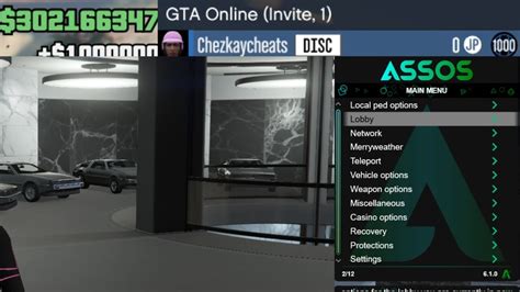 Assos Mod Menu Gta Five Best Recoverys Youtube