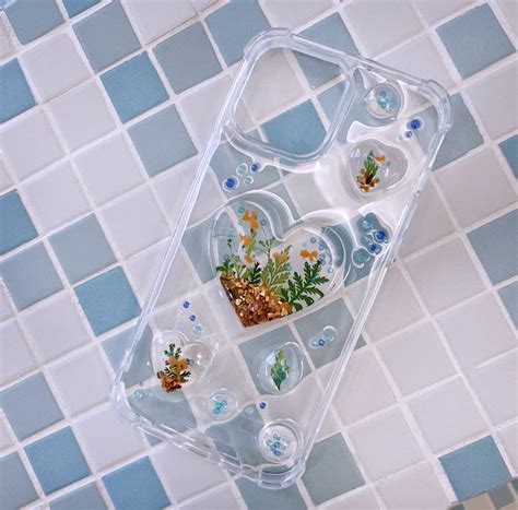 하트 어항 휴대폰 케이스