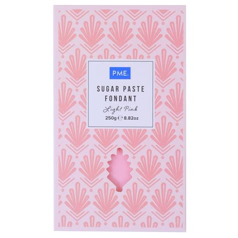 Sugar Paste 250g Pme Sugar Paste Light Pink The Big Kitchen
