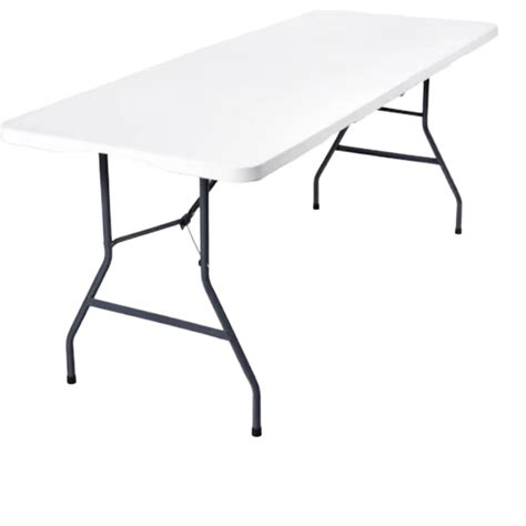 8ft Outdoor Folding Tables Chairs Quick Assembly 180cm Plastic Blow