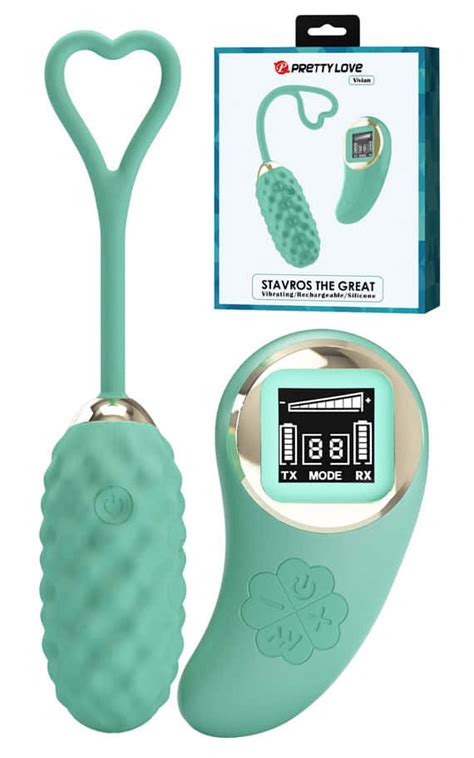 Силиконско вибро јајце што може да се контролира на далечински управувач со Lcd екран Xxx