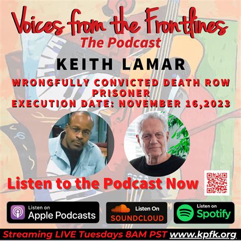 Voices From The Frontlines Voices Radio In Conversation With Keith Lamar