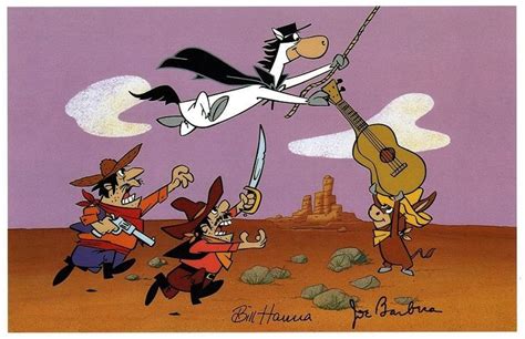 Quick Draw Mcgraw El Kabong Print Hanna Barbera Boba Looey Ebay