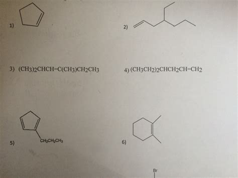 Solved 3 Ch3 2chch C Ch 3 Ch2ch3 Ch2ch2ch3 4