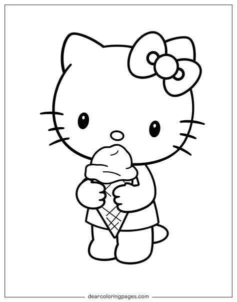 Desenhos Para Colorir De Hello Kitty Designs Gratuitos Para Imprimir