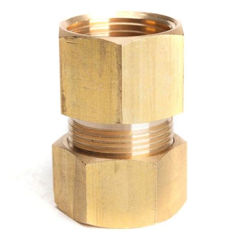 Ltwfitting 34 In X 34 In Brass Fip Compression Adapter Fitting 5 Pack Hf66121205 The