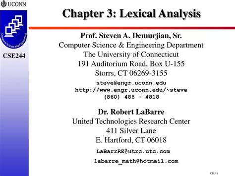 Ppt Chapter 3 Lexical Analysis Powerpoint Presentation Free