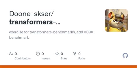 Github Doone Sksertransformers Benchmarks Exercise Exercise For