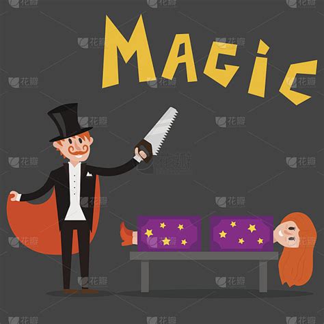 魔术师变戏法者，变戏法者，变戏法者，魔术师角色，戏法变戏法者矢量插图魔术魔术师表演卡通人
