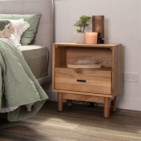 Erik 1 Drawer Bedside Target Furniture Nz