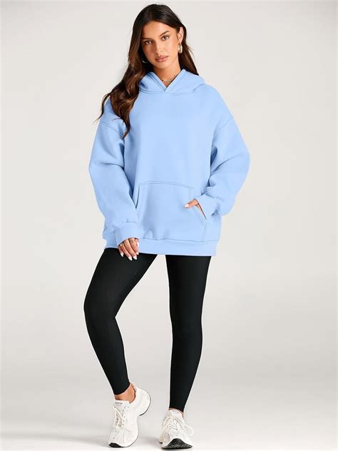 Trendy Queen Womens Oversized Hoodies Fleece Sweatshirts Long Sleeve