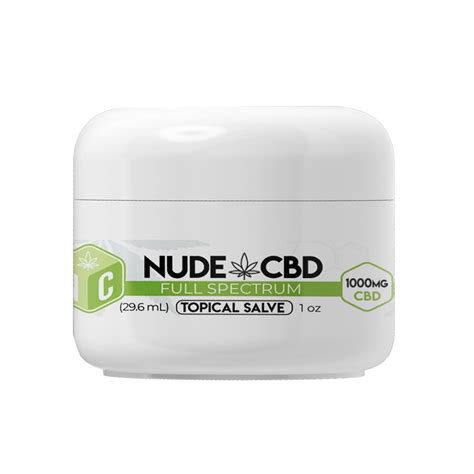 Cbd Topical Salve Full Spectrum Nude Cbd