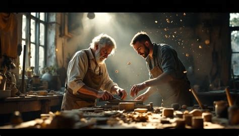 Free Master Teaching Apprentice Image Download At Stockcake