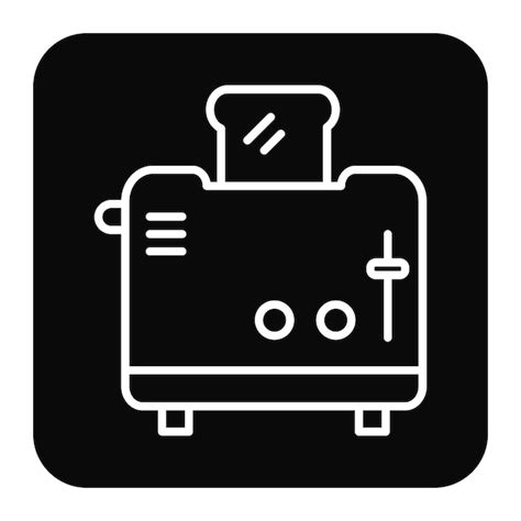 Premium Vector Toaster Vector Illustration