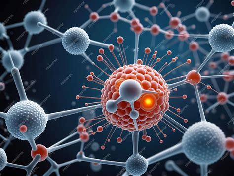 Premium Ai Image A Pathogen Cell With Red Blood Cells