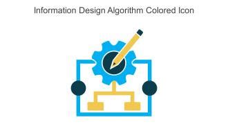 Information Design Algorithm Colored Icon In Powerpoint Pptx Png And Editable Eps Format PPT
