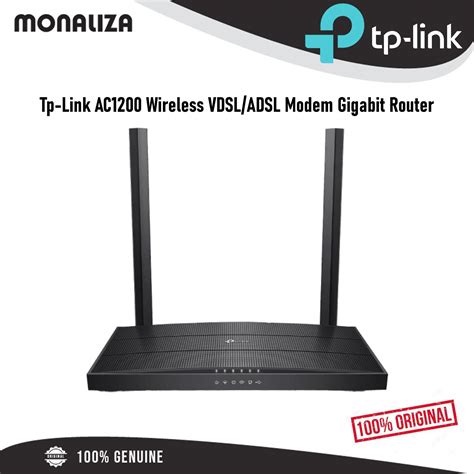 Tp Link Ac Wireless Vdsl Adsl Modem Gigabit Router Monaliza