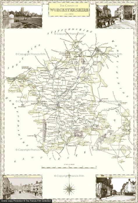 Old Maps Of Offenham Hereford And Worcester Francis Frith