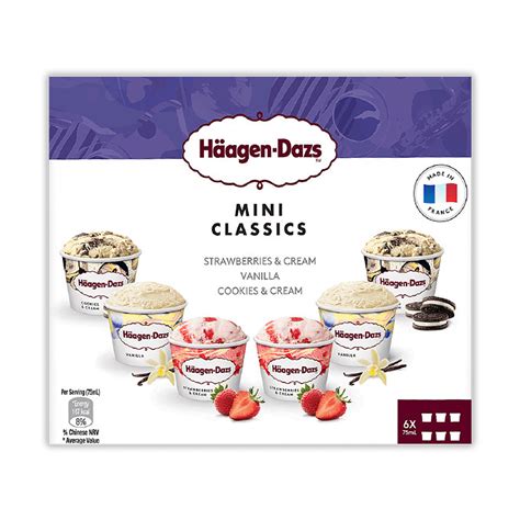 Mini Classics 6 Minicups Häagen Dazs Hk
