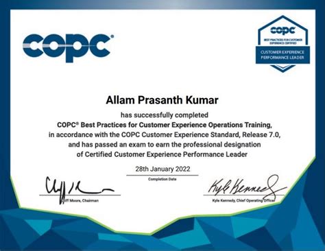 Allam Prasanth Kumar On Linkedin Copc 31 Comments