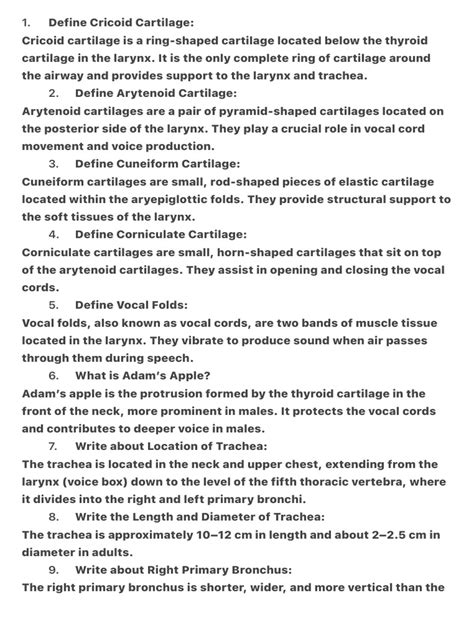 Define Cricoid Cartilage Pdf Larynx Lung