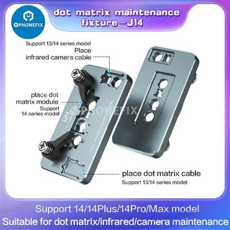 I2c J14 Dot Matrix Fixture For Iphone 14 Series Face Id Repair Holder