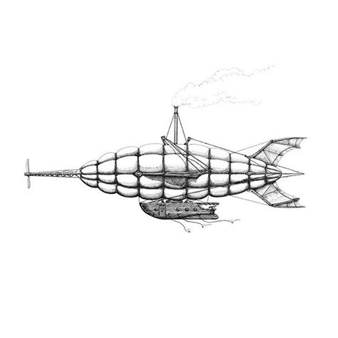 How To Draw Steampunk Airships