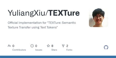 Github Yuliangxiu Texture Official Implementation For Texture Semantic Texture Transfer