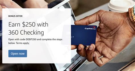 Easy 250 Checking Bonus With Capital One 360