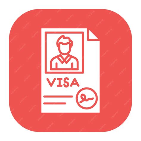 Premium Vector Visa Vector Illustration