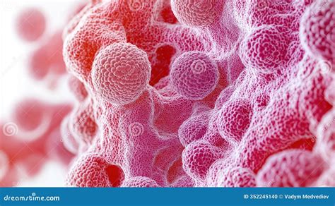 Detailed View Of Human Fat Tissue Adipocytes Form Complex Structure