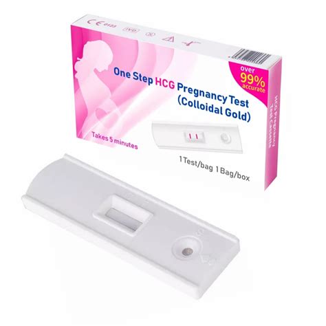 998 Accuracy Hcg Pregnancy Test Cassette Colloidal Gold Easy Rapid