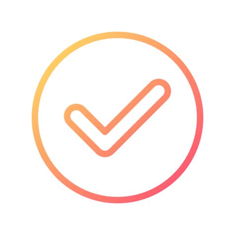 Confirmation Good Ware Gradient Icon